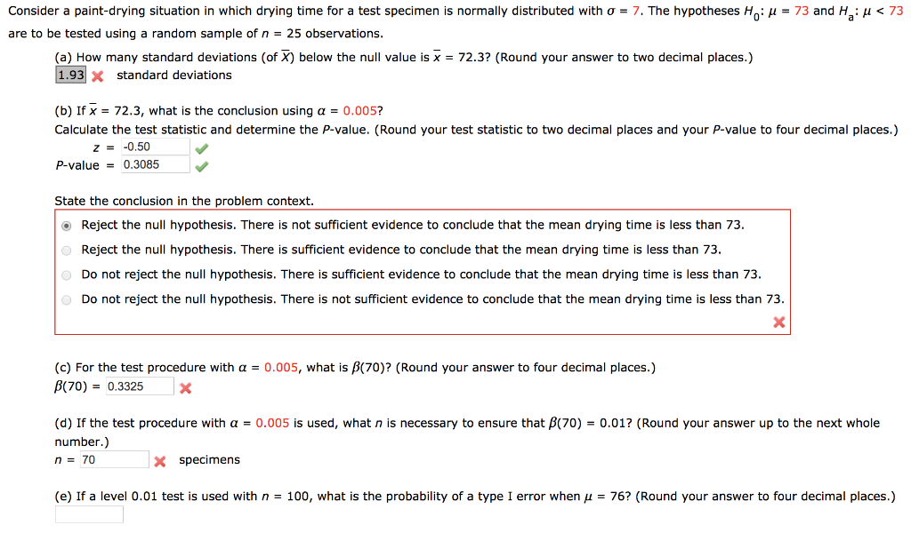 Solved Consider a paint-drying situation in which drying | Chegg.com