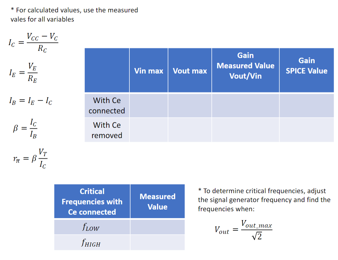 (1) Display the node voltages, VB, VC, VE Verify: 1. | Chegg.com