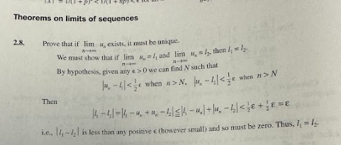 Solved Theorems on limits of sequences 2.8. Prove that if | Chegg.com