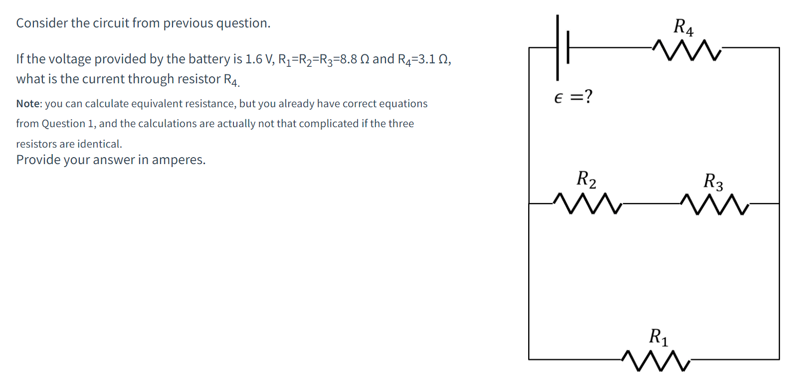Solved Consider the circuit from previous question.If the | Chegg.com