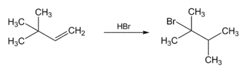 Solved Electrophilic addition of HBr to alkenes yields a | Chegg.com