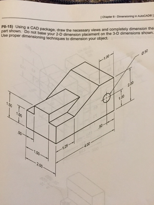 Solved Please help if familiar with autocad. I already have | Chegg.com