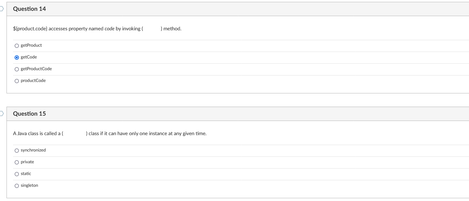 Solved De Accesses Property Named Code By 