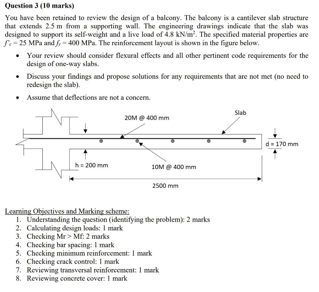 Solved You have been retained to review the design of a | Chegg.com
