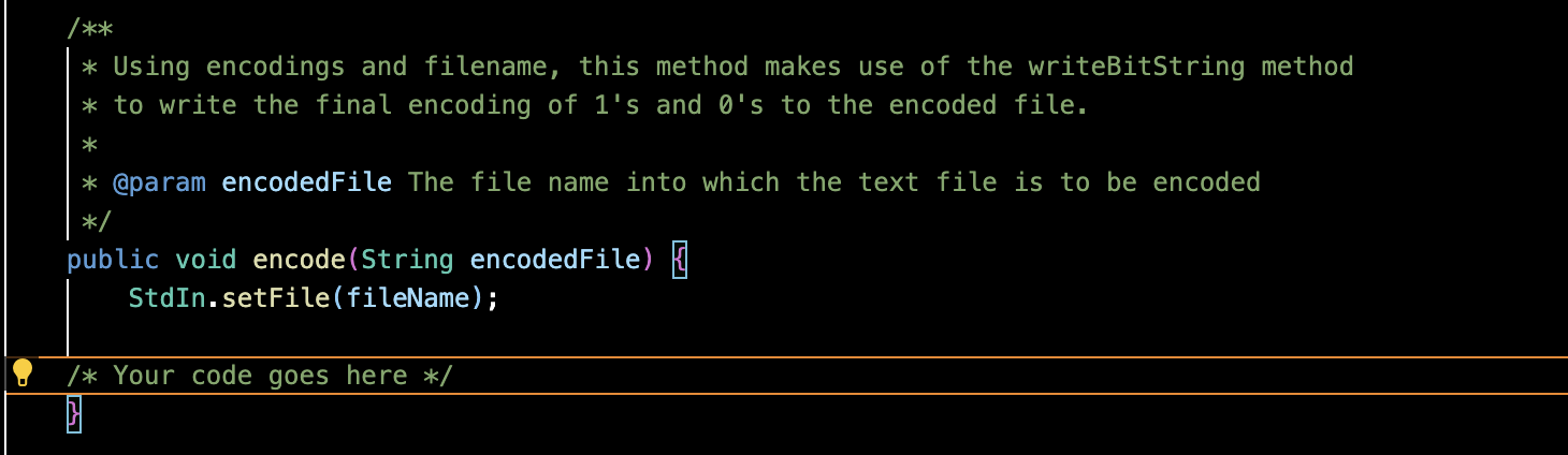 Solved Hello, Can please help me write the "encode" and | Chegg.com