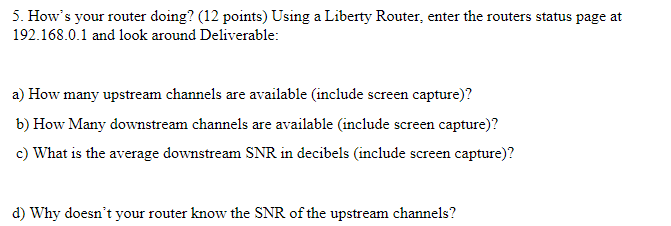 Solved 5. How’s your router doing? (12 points) Using a | Chegg.com