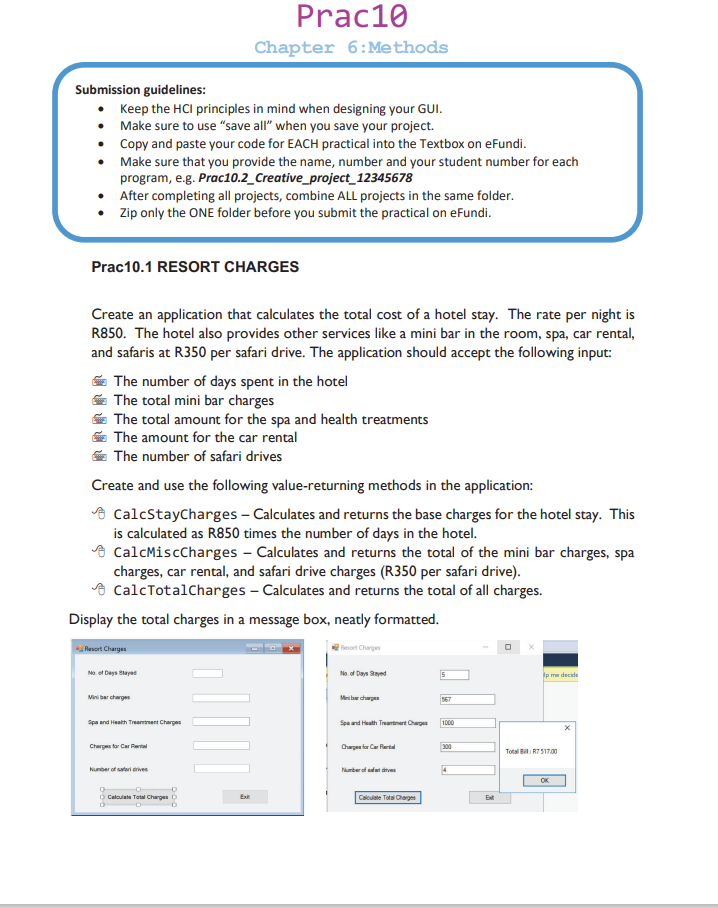 Solved Submission guidelines: - Keep the HCl principles in | Chegg.com