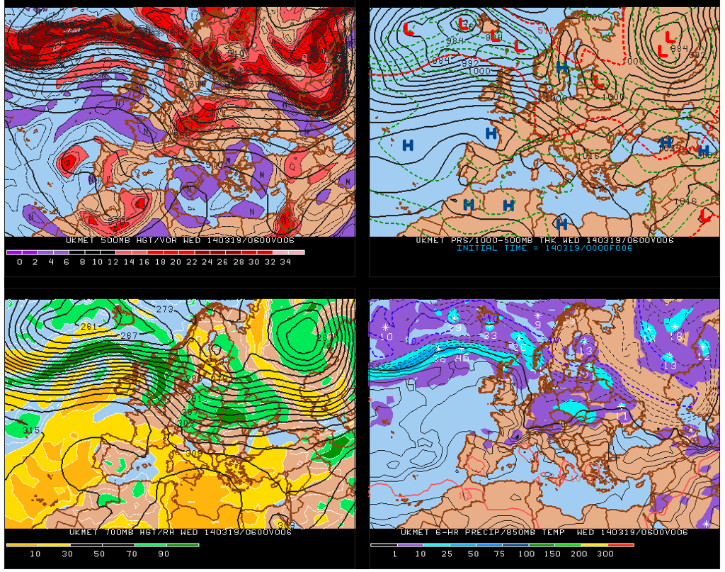 Solved 4 0 ? UKMET 500MB HGTAVOR WED 1440319 0600V00 UKMET | Chegg.com