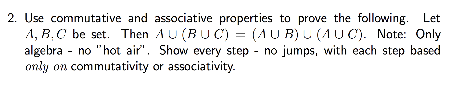 Solved 2. Use commutative and associative properties to | Chegg.com