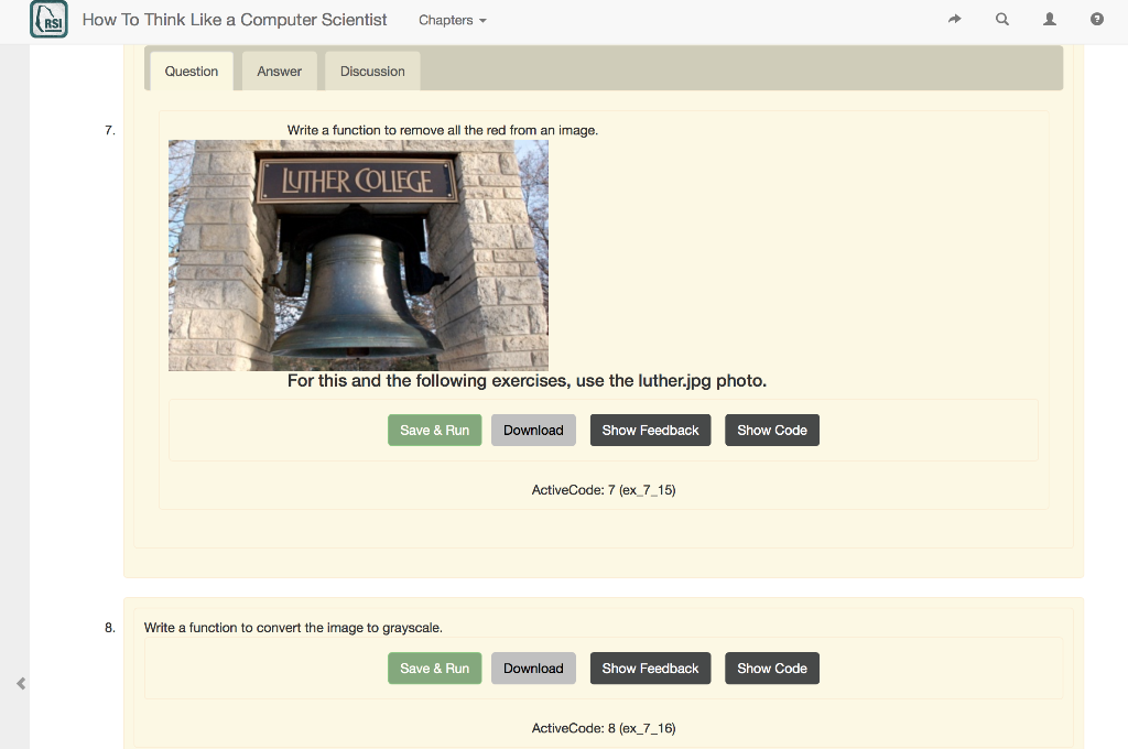 Solved -sil How To Think Like a Computer Scientist Chapters | Chegg.com