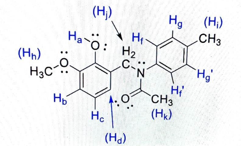 Fully interpret the H-NMR spectrum of the amide | Chegg.com