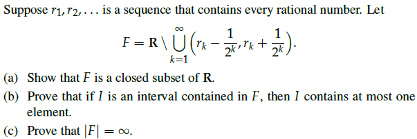 Solved Suppose r1,r2,… is a sequence that contains every | Chegg.com