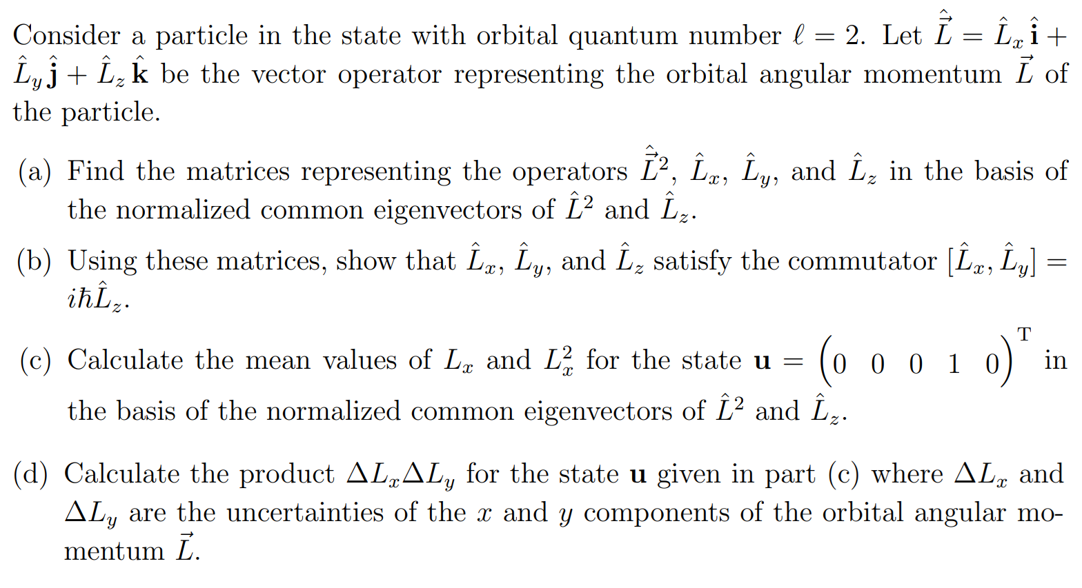 Solved Consider a particle in the state with orbital quantum | Chegg.com