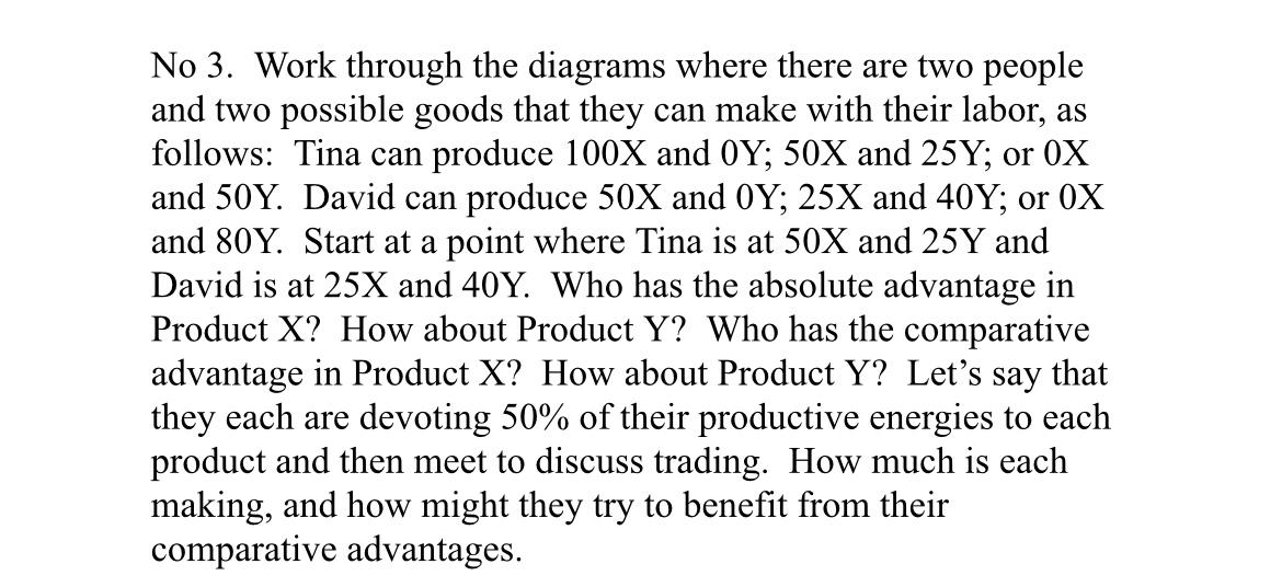 Solved No 3. Work through the diagrams where there are two | Chegg.com