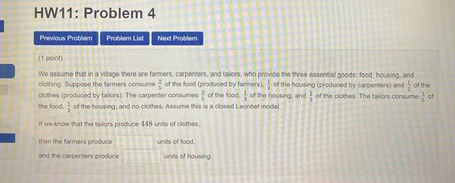 Solved HW11: Problem 4 Previous Problem Problem List Next | Chegg.com