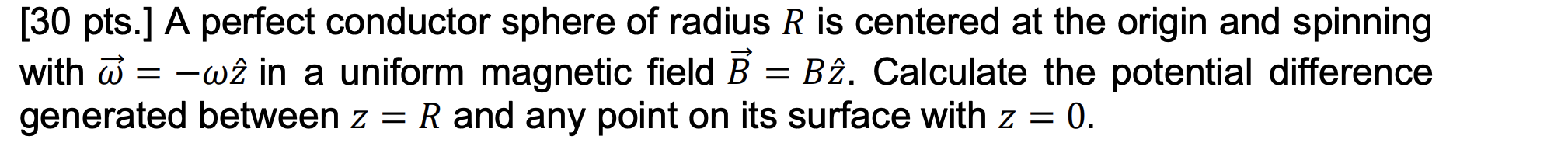 Solved A perfect conductor sphere of radius 𝑅 is centered | Chegg.com