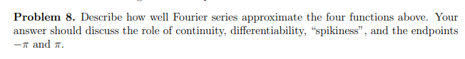 Problems Problem 1. Write a function called FS that | Chegg.com