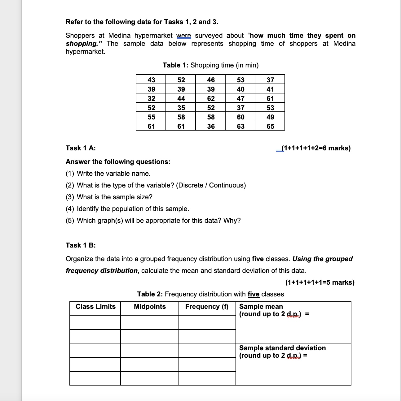 Solved Refer to the following data for Tasks 1, 2 and 3. | Chegg.com