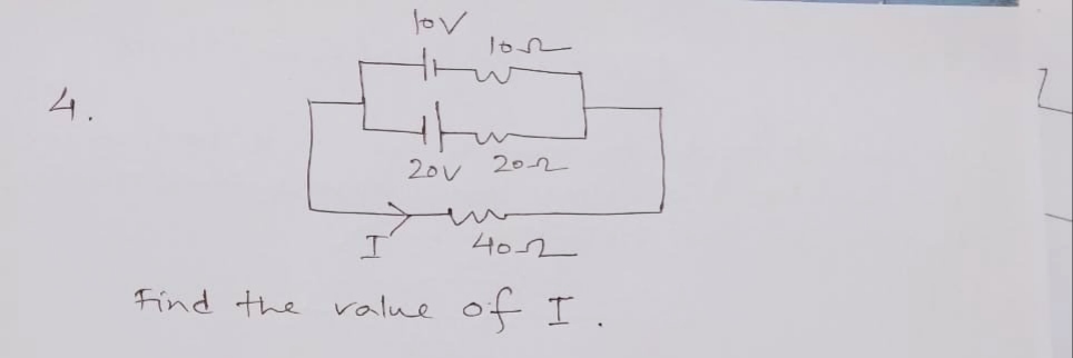Solved Find the value of I. | Chegg.com