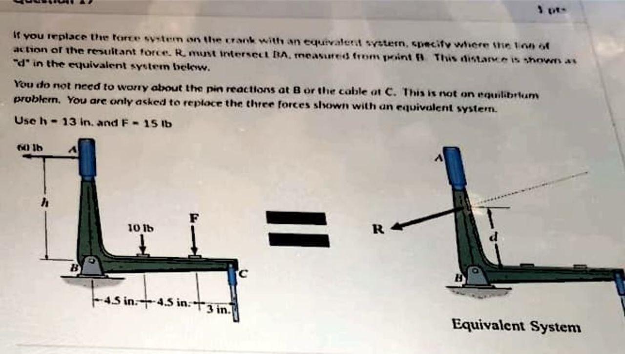 Solved If you trplace the Rerev sy-teun an the crank with an | Chegg.com