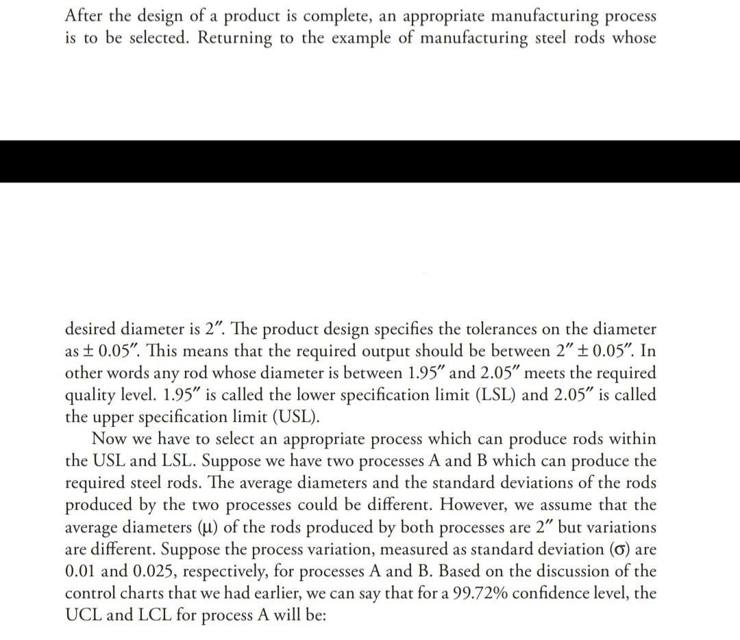 Solved After the design of a product is complete, an | Chegg.com