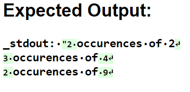 Solved This is for Java 8.1: Frequency Design and implement | Chegg.com