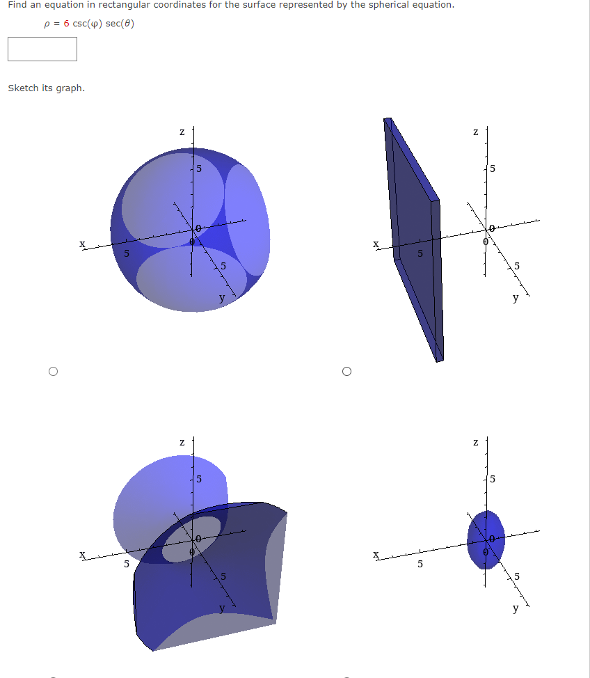 Solved Find an equation in rectangular coordinates for the | Chegg.com