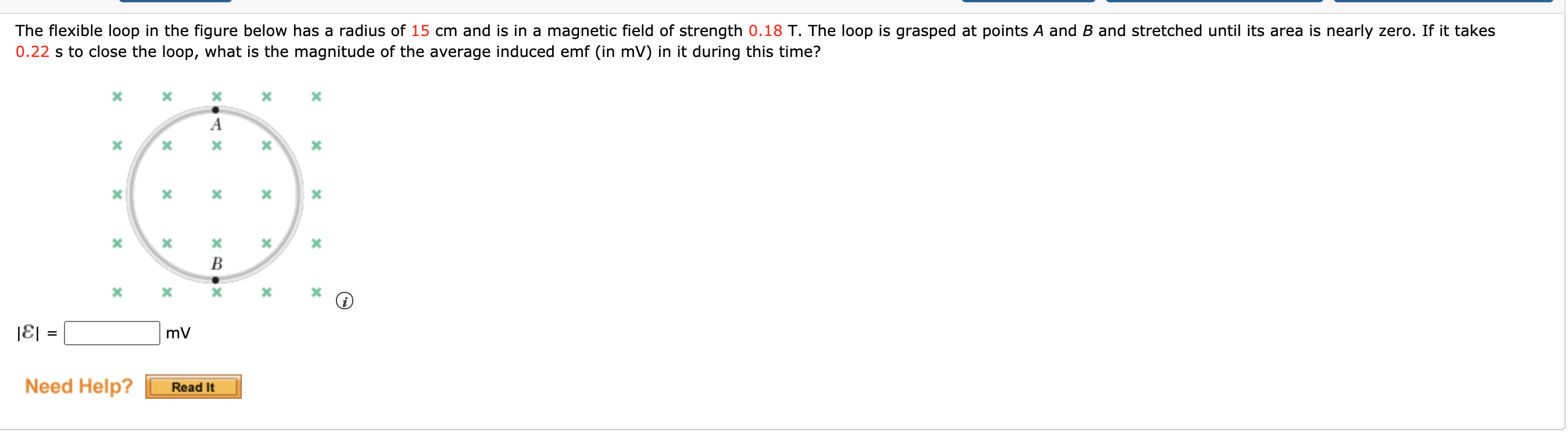 Solved The flexible loop in the figure below has a radius of | Chegg.com