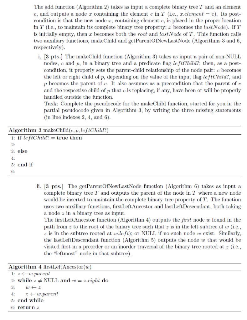 4. Priority Queues & Heaps: Algorithms and Analysis | Chegg.com