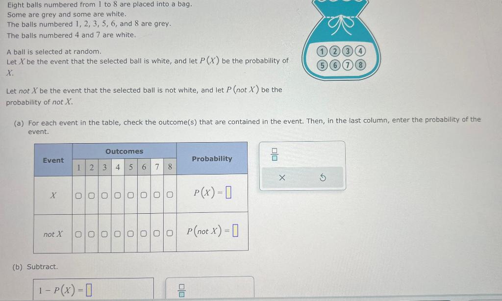 Solved Eight balls numbered from 1 to 8 are placed into a | Chegg.com