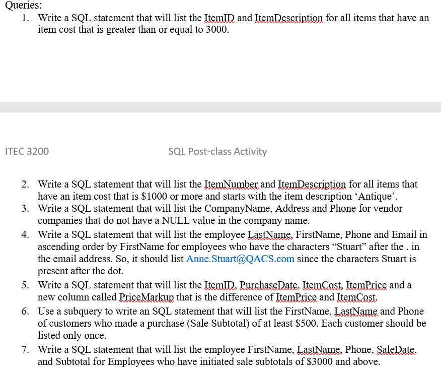 Solved CUSTOMER CustomerID LastName FirstName Address City | Chegg.com