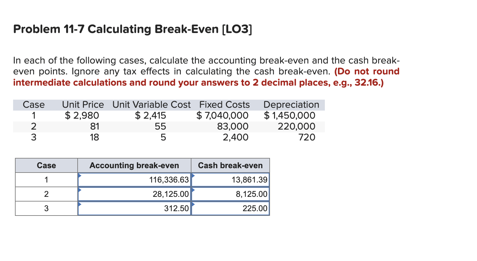Solved In each of the following cases, calculate the | Chegg.com