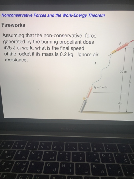 Solved Nonconservative Forces and the Work-Energy Theorem | Chegg.com