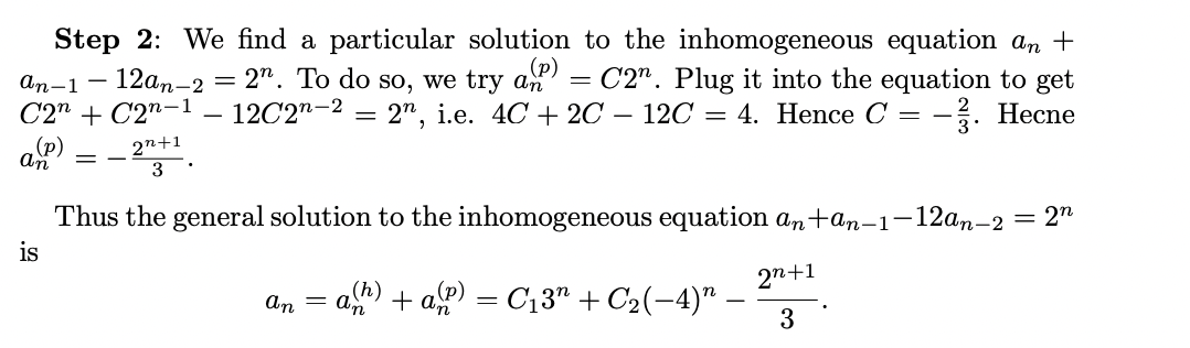Solved where did the 4C + 2C - 12C = 4 come from? Answer | Chegg.com