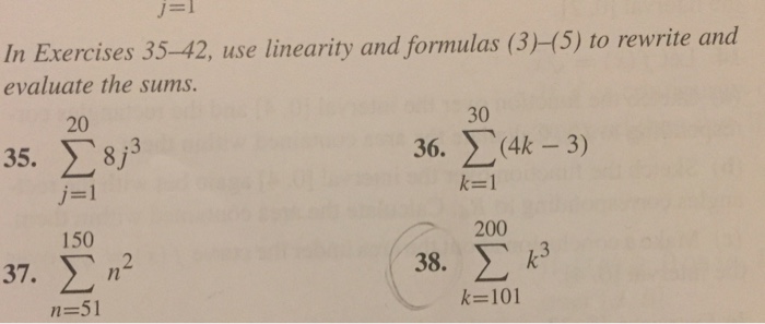 Solved ー1 In Exercises 35-42, use linearity and formulas | Chegg.com
