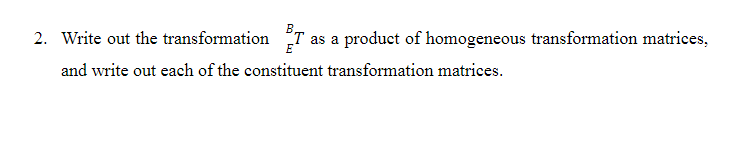 1. Assign and draw the intermediate link frames | Chegg.com