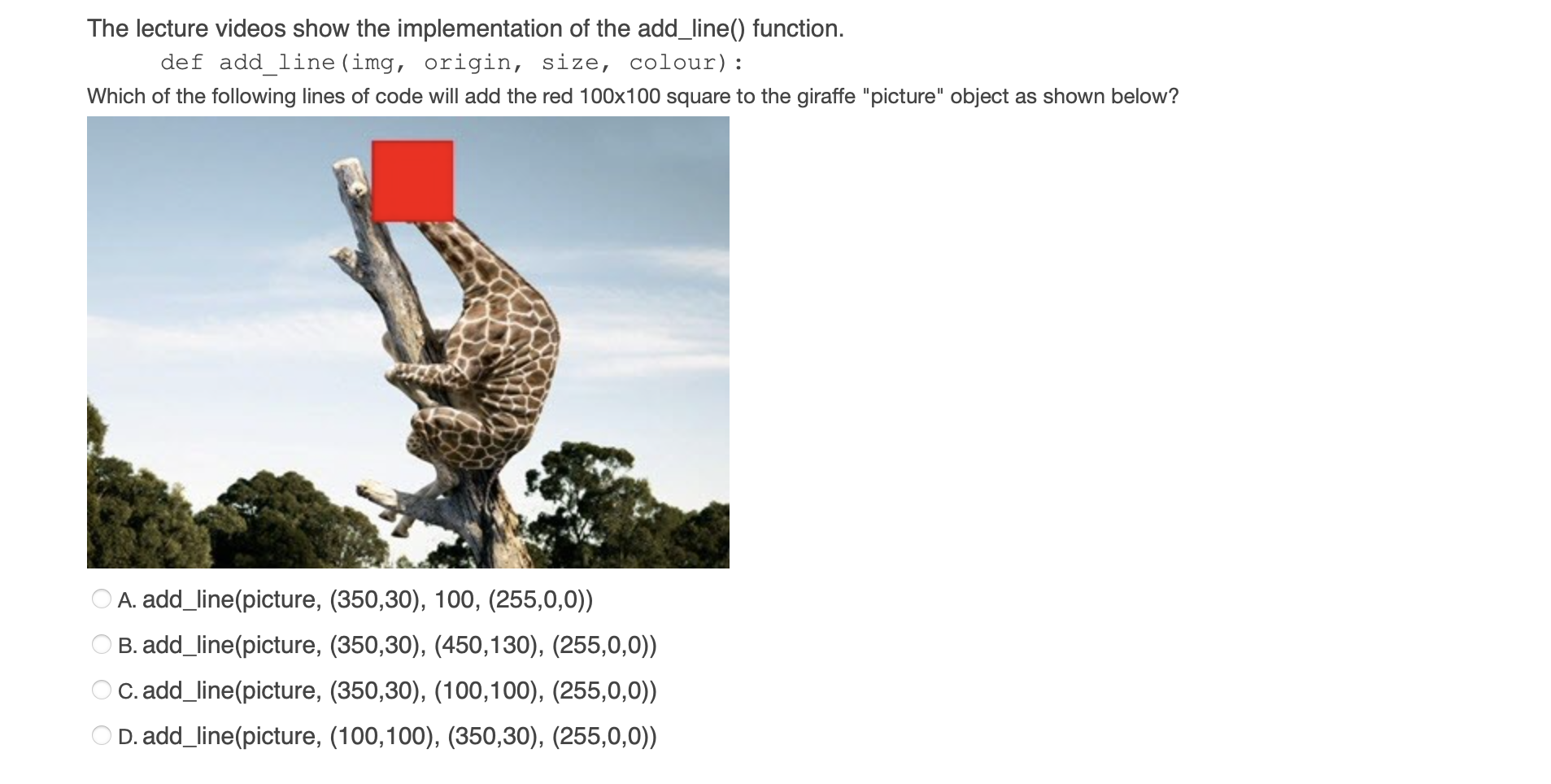 Solved With the following lines of code: from PIL import | Chegg.com