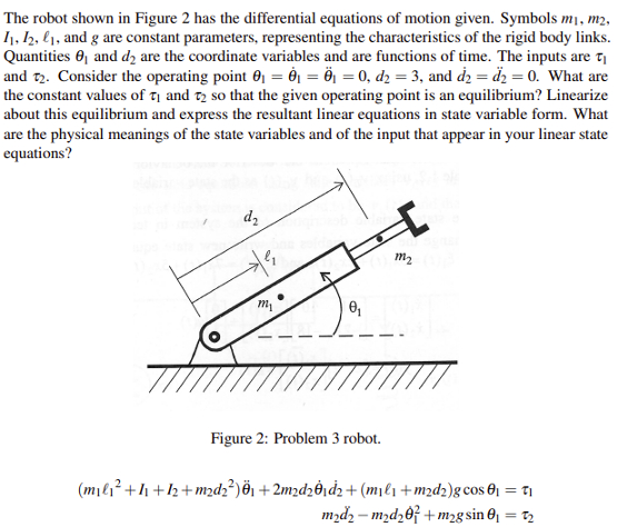 Solved The robot shown in Figure 2 ﻿has the differential | Chegg.com