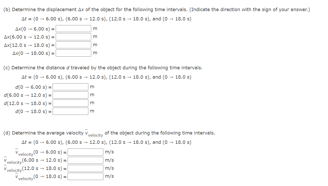 Solved An Object Is Moving Along The X Axis And An 18 0 S