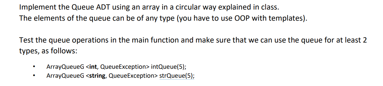 Solved !!!!! PLEASE DO NOT COPY-PASTE CODE FORM ANY OTHER | Chegg.com