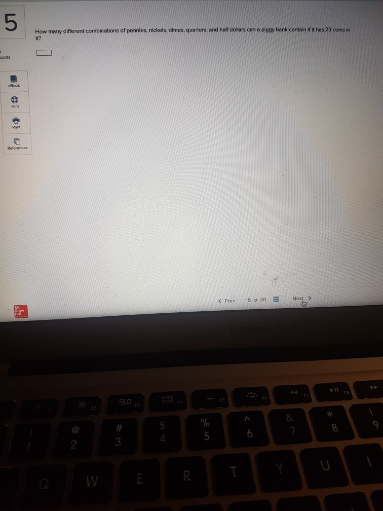 Solved How many different combinations of pennies, nickels, | Chegg.com