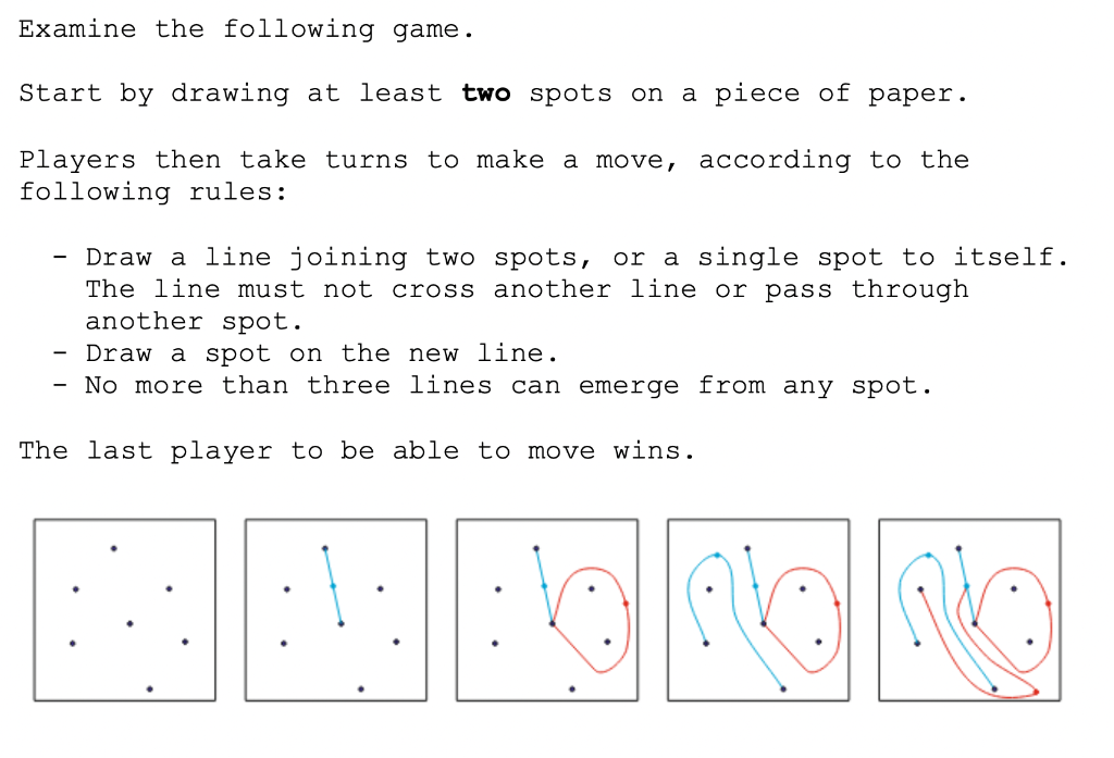 Solved Examine the following game. Start by drawing at least | Chegg.com