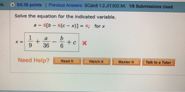 Solved 8. 0-10.55 points SCalc8 1.7.014. 0/6 Submissions | Chegg.com