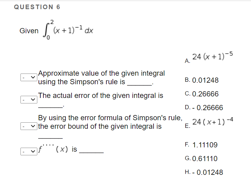Solved 2- Approximate the following integral using Gaussian | Chegg.com