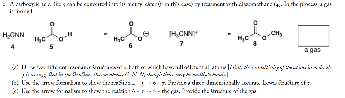 2. A carboxylic acid like 5 can be converted into its | Chegg.com