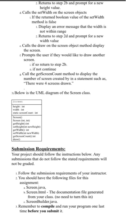 Solved Project outcomes: Develop a Java program that 1. Uses | Chegg.com