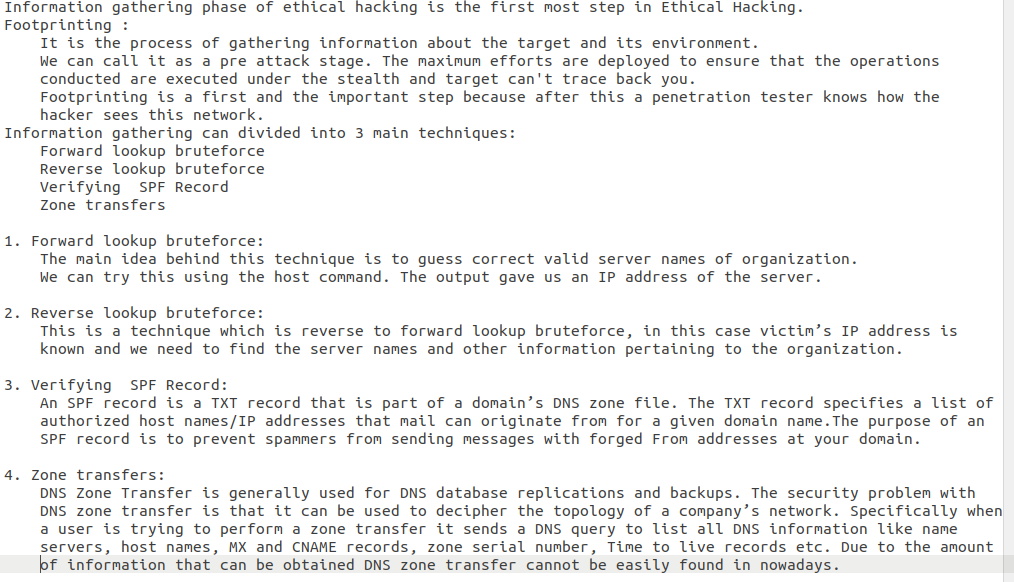 (Solved) : Write Detailed Report Information Gathering Phase Ethical ...