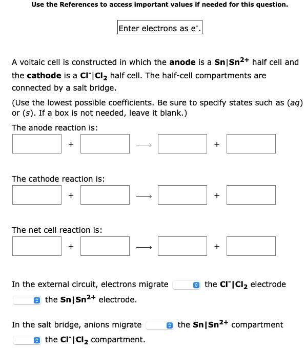 Solved A voltaic cell is constructed in which the anode is a | Chegg.com