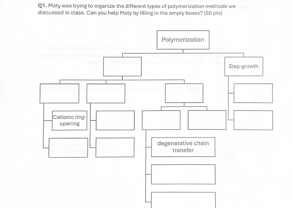 Solved Q1. ﻿Maty was trying to organize the different types | Chegg.com