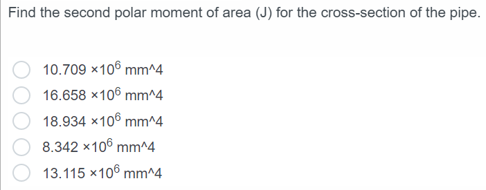 Solved The pipe AB shown in the figure has an inner diameter | Chegg.com